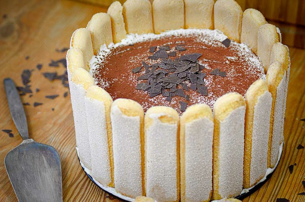 Tiramisu-Charlotte | Rezept | Tiramisu als Torte